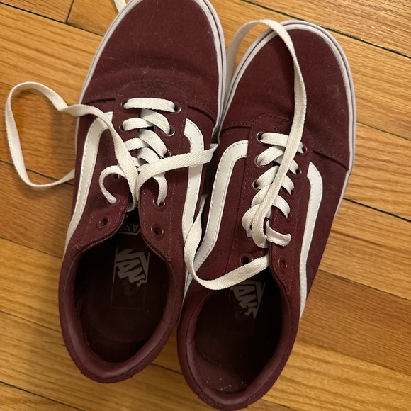 Vans | Shoes | Maroon Vans | Poshmark